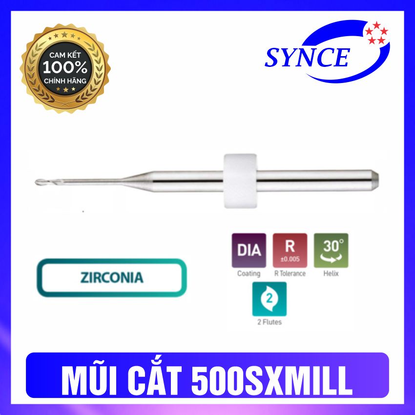 Mũi Cắt Sườn Sứ 500SXMILL Cho Các Dòng Máy Xmill500